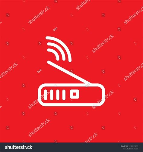 Signal Emitter Line Icon App Interface Stock Vector Royalty Free 2255519811 Shutterstock