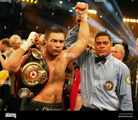 Ruslan Chagaev Celebrates As He Retains His Title After Points Victory Over Britains Matt