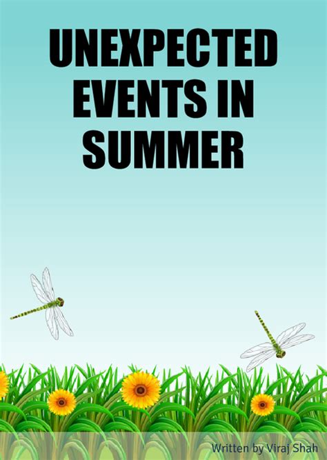 Unexpected Events In Summer By Viraj Shah Isbn 9789394848xxx