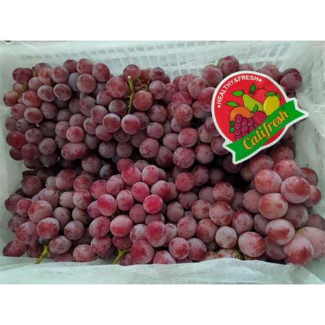 Jual Anggur Red Globe Australia 500gr Shopee Indonesia