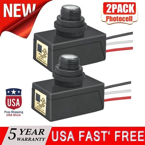 Dusk To Dawn Photocell Light Switch Auto On Off Light Sensor Control
