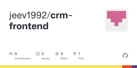Github Jeev Crm Frontend