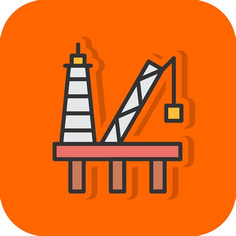 Oil Platform Vector Icon Design 20667686 Vector Art At Vecteezy