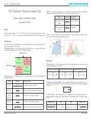 Cheatsheet Machine Learning Tips And Tricks Pdf Https Stanford Edu Shervine CS Machine