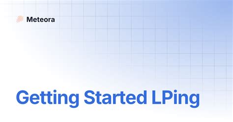 Getting Started Lping Meteora