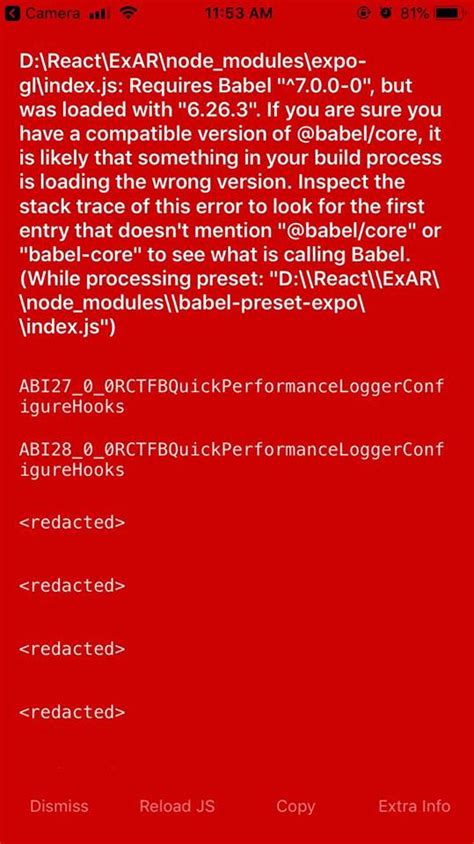 Don T Work With Expo V On Android Issue Expo Expo Graphics Github