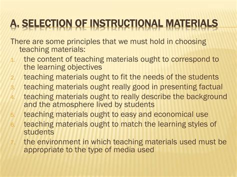 Ppt Chapter Iii Selection Design And Development Procedure Instructional Materials Powerpoint