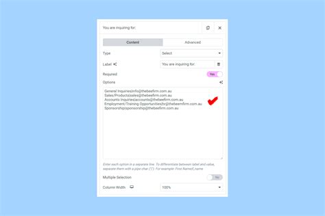 Add Multiple Email Selection In Contact Form With Elementor Pro