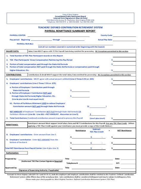 Pd7a Remittance Form Printable Printable Forms Free Online