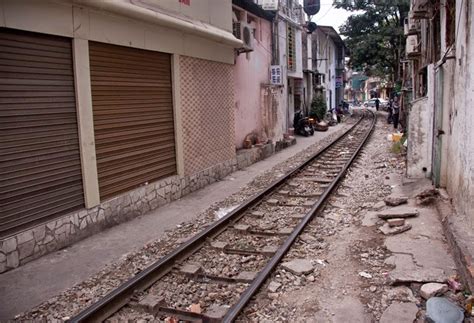 Passageway Train Track Of Hanoi Vietnam