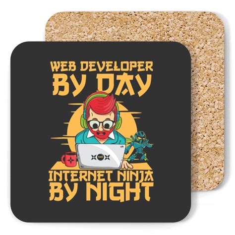 web dev websites programmer coder coding web developer 9 coasters sold