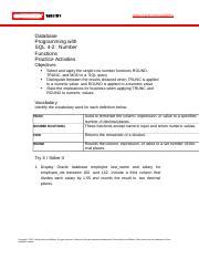 Oracle11g 4 2 Practice.Assignment.ToSubmit - www.oracle.com/academy ...