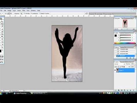 Photoshop Make A Silhouette From A Normal Picture YouTube