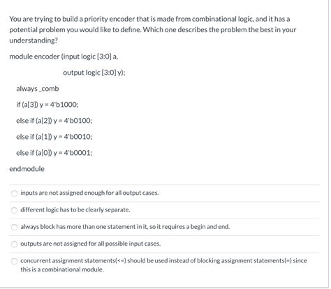 Solved You Are Trying To Build A Priority Encoder That Is