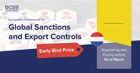 Association Of Certified Sanctions Specialists On Linkedin Acss Sanctions Europeanconference