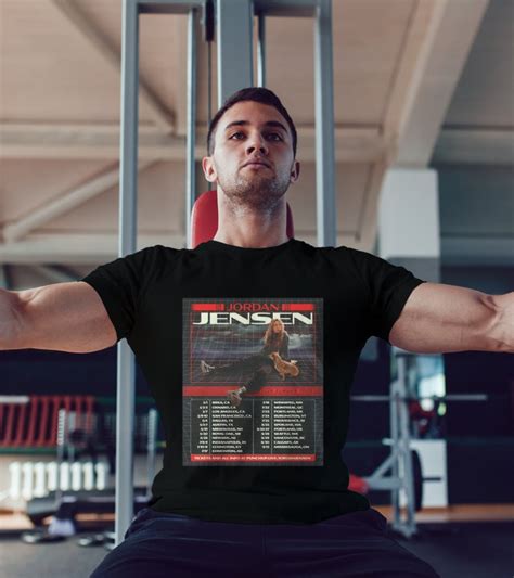 Jordan Jensen 2026 Summer Tour With Tour Dates And Locations T Shirt