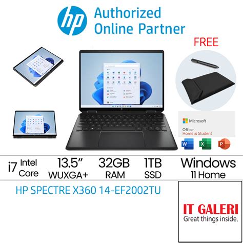 Jual Hp Laptop Spectre X Ef Tu Laptop Intel Core I U Gb Tb Ssd Ts
