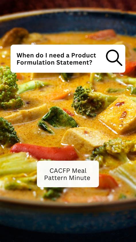 National Cacfp Association Do You Know When You Need To Use A Product Formulation Statement