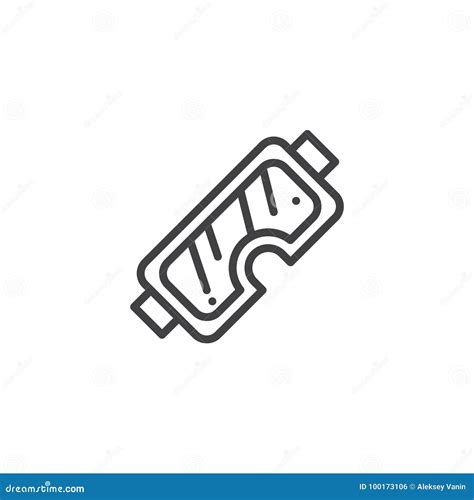 Safety Glasses And Mask Must Be Worn Sign Or Symbol Standard Iso 7010