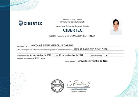 cibertec java 17 back end developer by nicolas benjamin cruz carpio