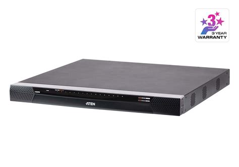 1 Local8 Remote Shared Access 16 Port Multi Interface Cat 5 Kvm Over Ip Switch Rcm816a Aten