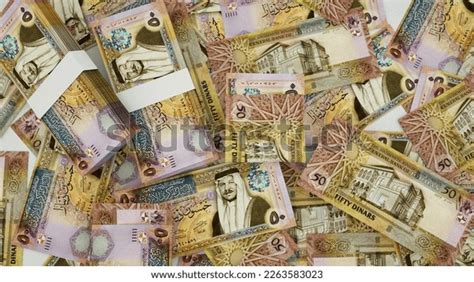 3d Rendering Jordanian Dinar Notes Spread Stock Illustration 2263583023