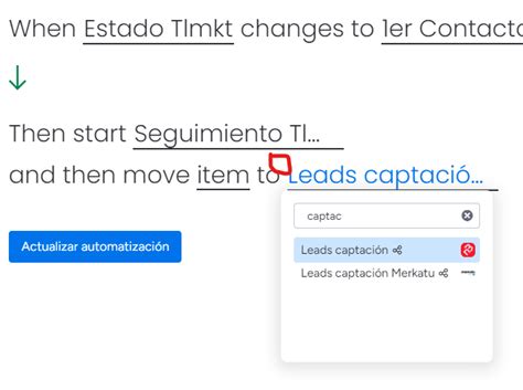 Automations Boards Name Icon When Selecting Connections In