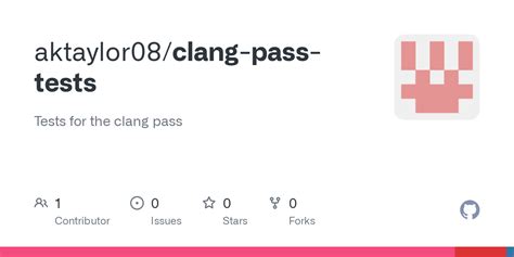 github aktaylor08 clang pass tests tests for the clang pass