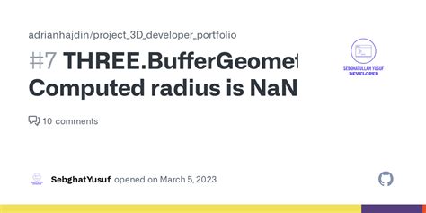 Puteboundingsphere Computed Radius Is Nan · Issue 7 · Adrianhajdin