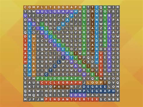 terminologi graph wordsearch