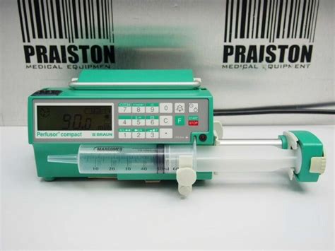 Used B Braun Perfusor Compact Syringe Pump Iv Infusion For Sale Dotmed Listing
