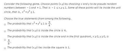 Solved Consider The Following Game Choose Points X Y By Chegg
