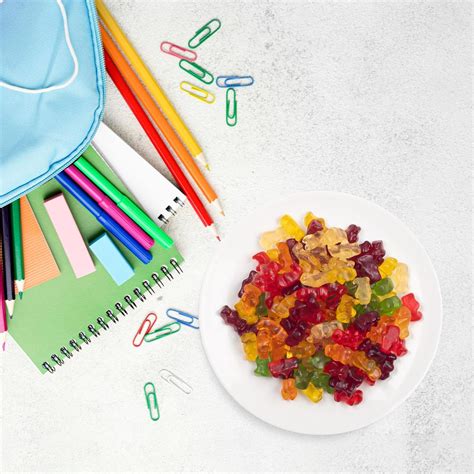 Candy Break 6 Flavor Gummy Bear Bulk Gummy Candy 5 Lbs Bag Fruity