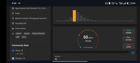 Harsh Sahu On Linkedin Leetcode