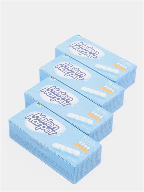 Тампоны без аппликатора Helen Harper Super, 4 капли, 64 штуки купить по ...