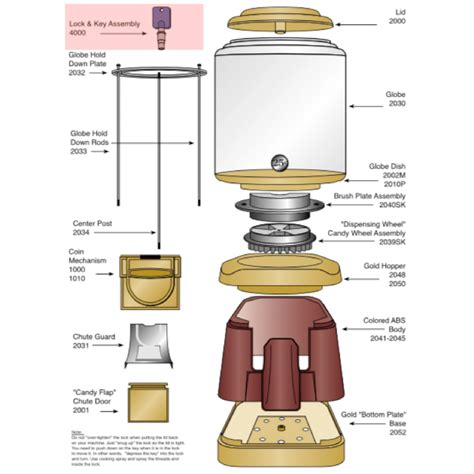 Lock And Key Assembly Free Shipping Vending Machine Factory