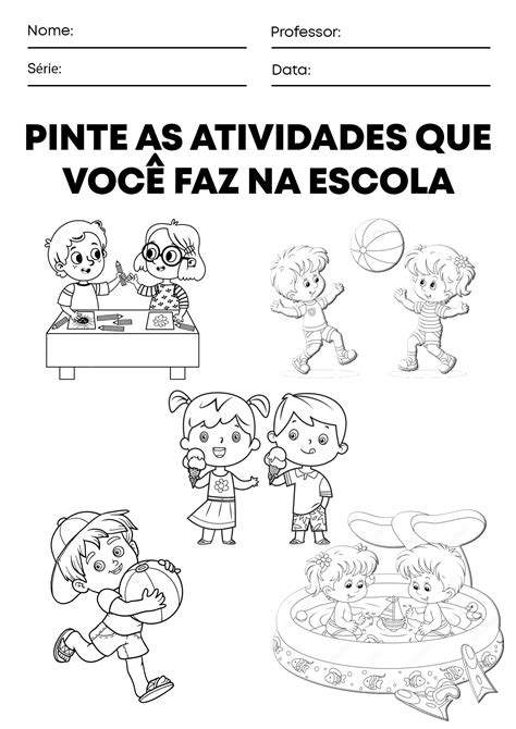 Atividade Minha Escola 1 Ano Fdplearn