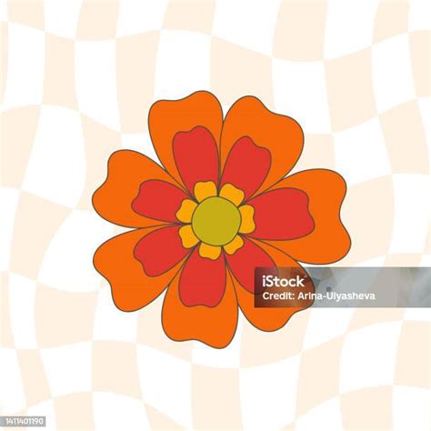 히피 펑키 한 분위기 스타일의 꽃 빈티지 19601970년 히피 복고풍 배경 기호 복고풍 인쇄 1960 1969 년에 대한 스톡 벡터 아트 및 기타 이미지 Istock