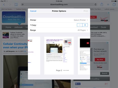 New In Ios 9 Native Print Preview