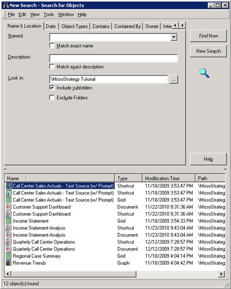 Kb39539 How To Search For Dependent Reports On A Database Instance Using Microstrategy