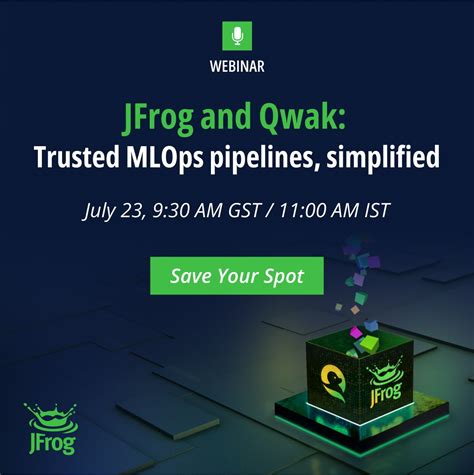 Jfrog On Linkedin Jfrog And Qwak Trusted Mlops Pipelines Simplified