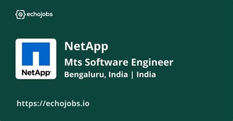 netapp is hiring software engineer java go bengaluru india india [shell api java go python