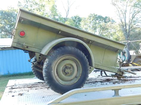 M100 14 Ton Army Jeep Trailer For Sale Classic Military Vehicles