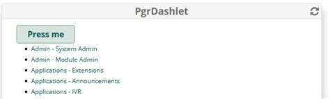 Creating A New Custom Dashboard Widget In Php Development Freepbx