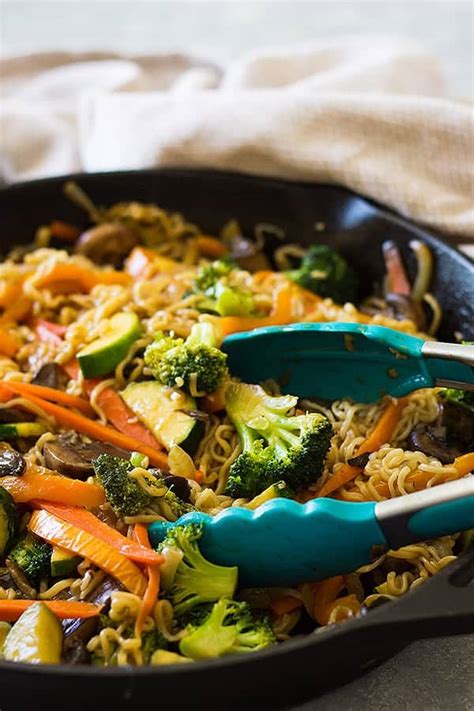 Easy Ramen Vegetables Countryside Cravings