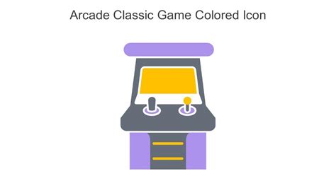Arcade Classic Game Colored Icon In Powerpoint Pptx Png And Editable Eps Format PPT Template