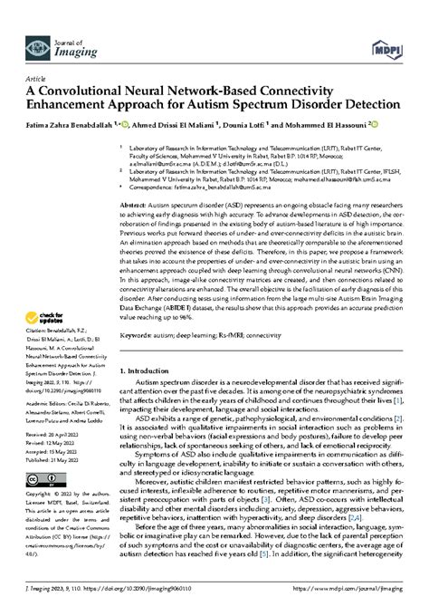 A Convolutional Neural Network Based Connectivity Enhancement Approach For Autism Spectrum