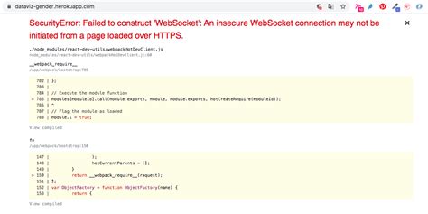 Securityerror Failed To Construct ‘websocket An Insecure Websocket