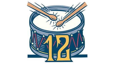 The Twelve Days Of Christmas Day 12 Twelve Drummers Drumming