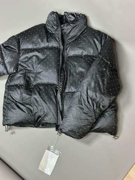 Куртка Женский Молния черный Искусственный пух Полиэстер размер 48 50 Длинный аляска